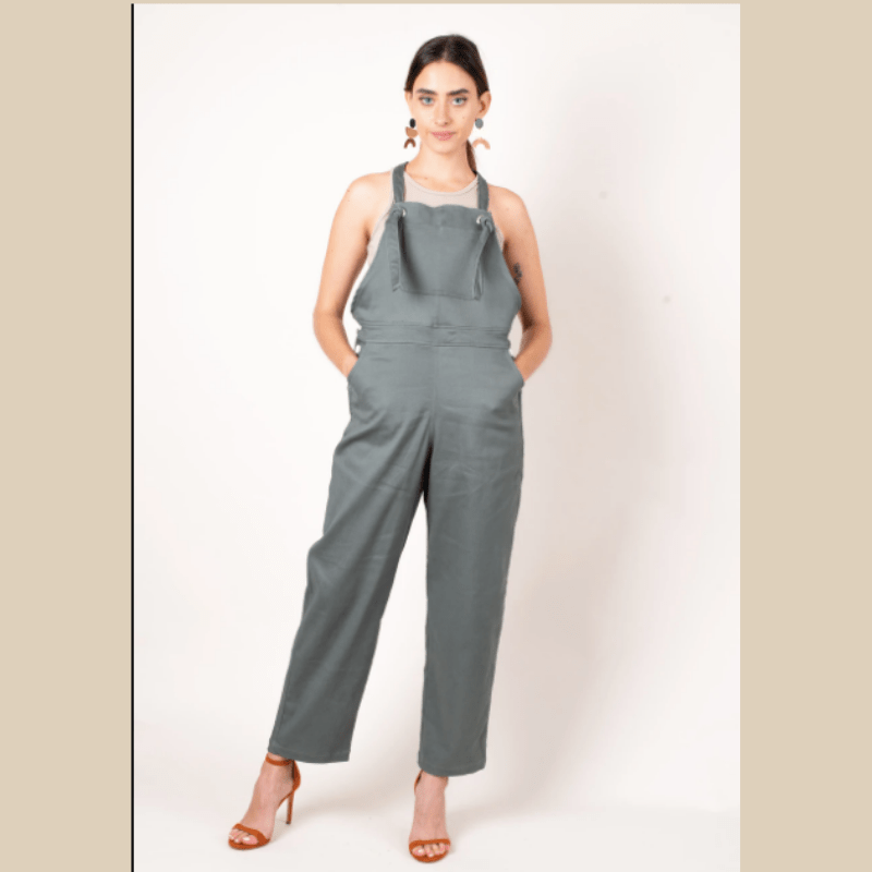 Williamsburg Zero Waste Cotton Overalls - Rosemary – Blue Urbane