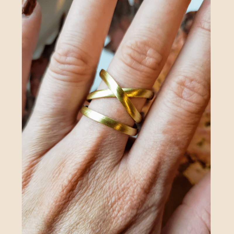 X Ring - Gold or Silver – Blue Urbane